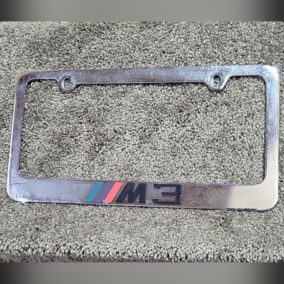 BMW | Other | Vintage Rare Solid Brass Bmw M3 License Frame | Poshmark